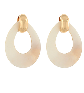Open Oval Shell Earrings – Monkee's of Bald Head Island